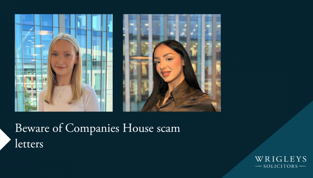 Beware of Companies House scam letters - Wrigleys Solicitors LLP