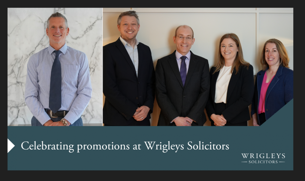 Celebrating five promotions across Wrigleys Solicitors - Wrigleys ...