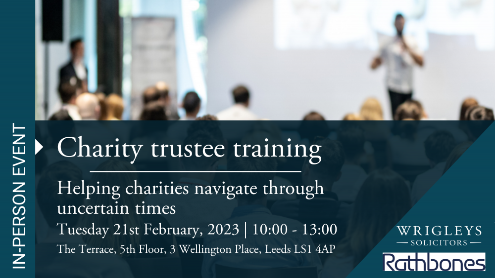 Charity trustee training – helping charities navigate through uncertain ...