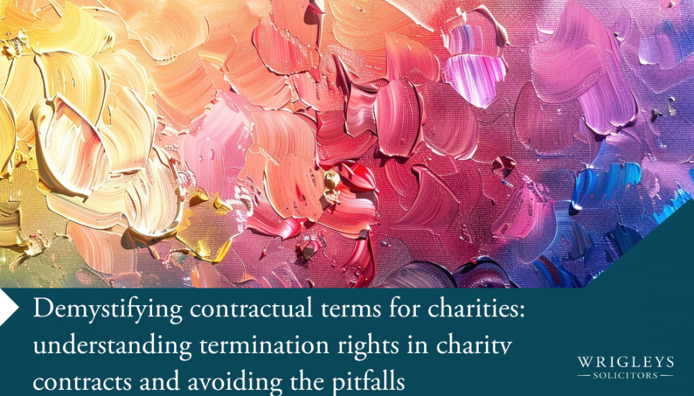 Demystifying contractual terms for charities: understanding termination ...