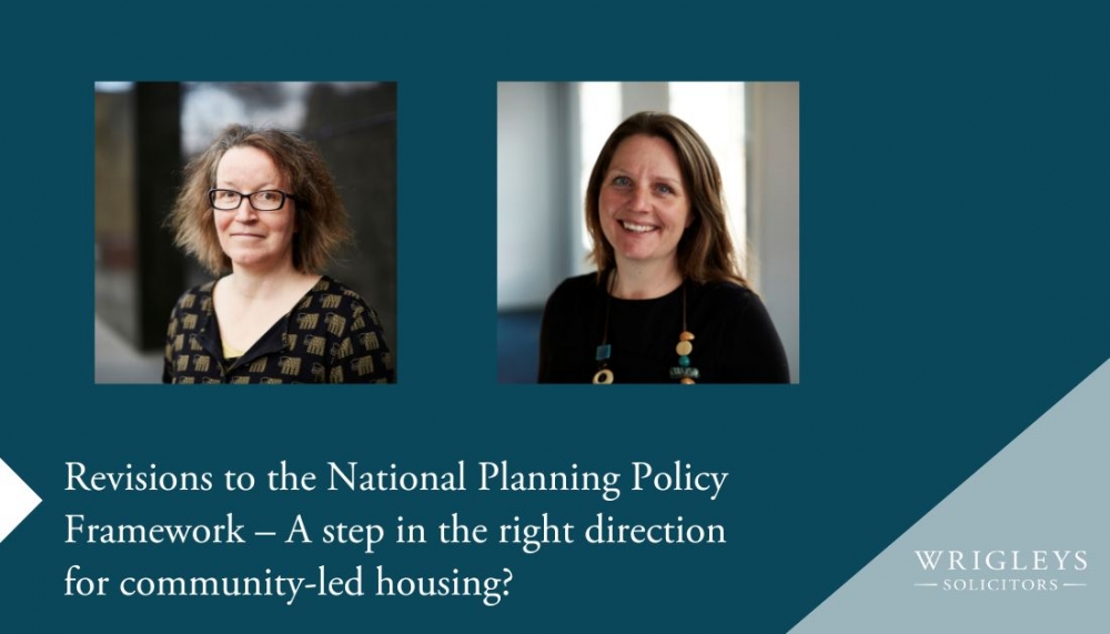 Revisions to the National Planning Policy Framework – A step in the ...