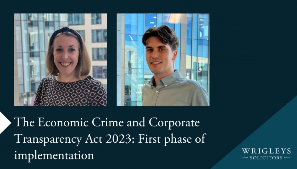 The Economic Crime and Corporate Transparency Act 2023: First phase of ...