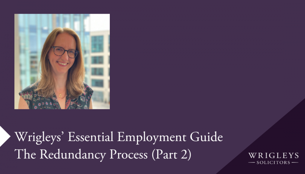 **Wrigleys’ Essential Employment Guide** The Redundancy Process (Part 2 ...